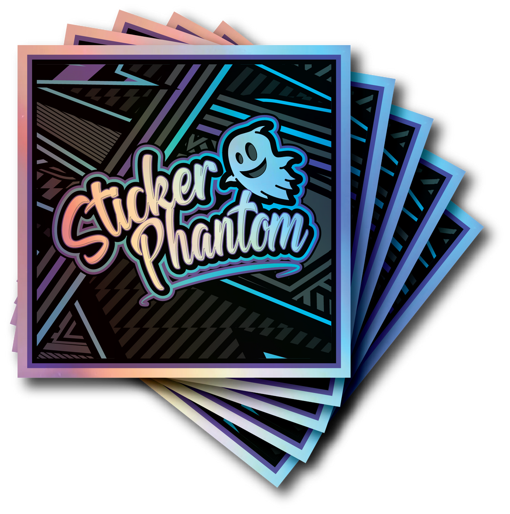 Holographic Die Cut Stickers – Sticker Phantom