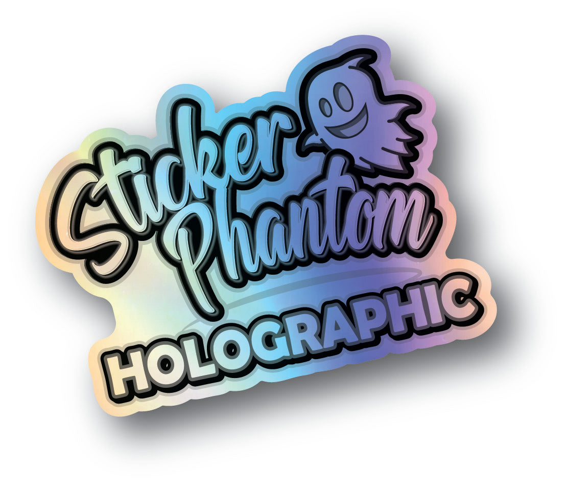 Holographic Shape Cut Stickers – Sticker Phantom